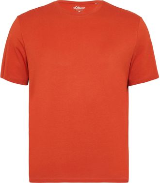 s.Oliver Baumwoll-T-Shirt mit Logo-Print
