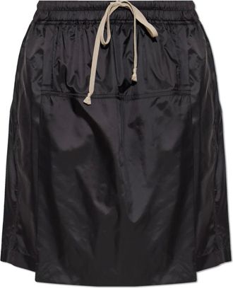Rick Owens Femme, Jupes, Noir, Taille: 36 FR Short Kilt Tiss&eacute;