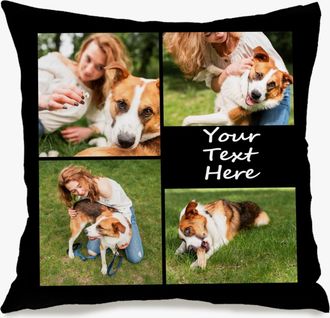 Generic Individueller Kissenbezug f&uuml;r besondere Momente, Foto-Geschenk f&uuml;r Hunde- oder Katzenliebhaber