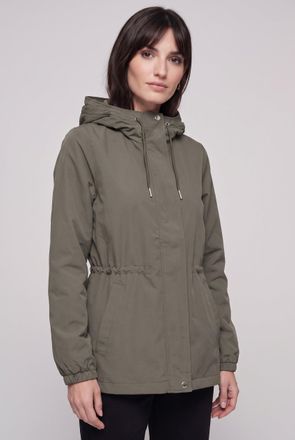 Only Parka ONLY ONLASTA LIFE STRING PARKA OTW, Damen, Gr. XS, gr&uuml;n (smokey olive), Web, Obermaterial: 100% Polyester, unifarben, normal, elastischer Bund, 