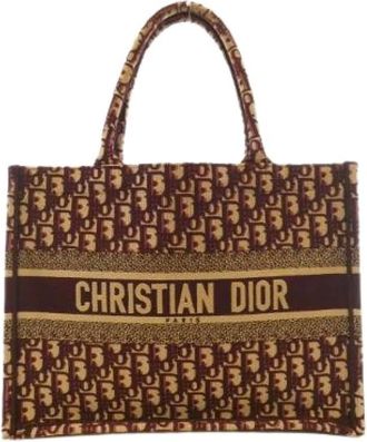 Dior unisex, Pre-owned, Multicolore, Taille: ONE Size Sac cabas Pre-owned Book Tote Medium en toile
