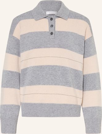 PESERICO Peserico Pullover Mit Cashmere Und Glitzergarn grau