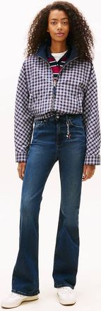 Tommy Jeans Sylvia - Jean évasé à taille haute - Bleu foncé