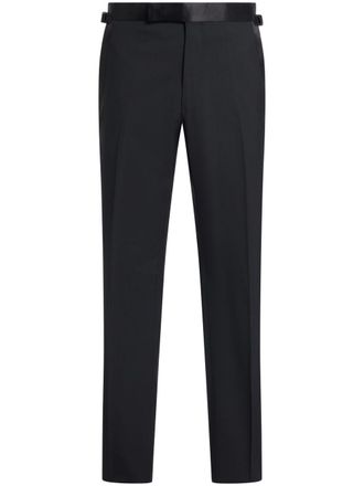 Tom Ford pantalon de costume en coton - Noir