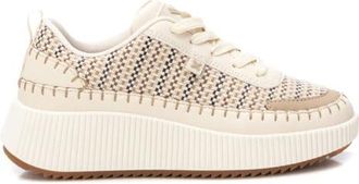 Xti Sneakers Femme Beige - Chaussures Confortables et polyvalentes - Mode décontractée - Modèle 14359105 (Taille38)