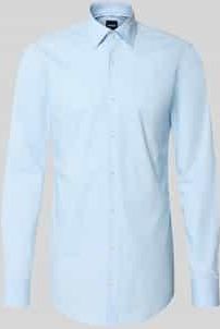 HUGO BOSS Slim Fit Businesshemd mit extra langem Arm Modell H-HANK-KENT-C1-214