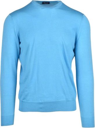 Drumohr Pull &agrave; col rond - Homme - Pulls - Bleu - Taille: M