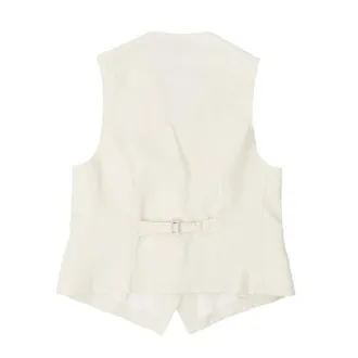 Officine G&eacute;n&eacute;rale Cleo Waistcoat - White