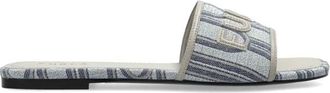 Furla Femme, Chaussures, Bleu, Taille: 40 EU Brezza Slides