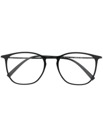 Giorgio Armani Eckige Oversized-Brille - Schwarz