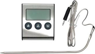 Fackelmann Fackelmann 63805 Digitales Kochthermometer mit Sonde, Thermo-Thermometer, Kochf&uuml;hler, Digitales Thermometer, ABS, 7 x 6,2 cm