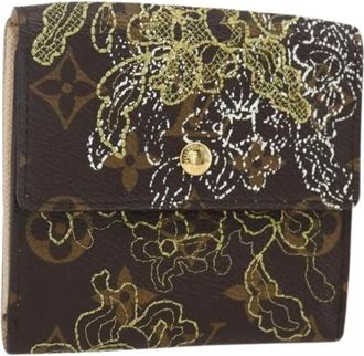 Louis Vuitton Portefeuille en Toile Monogram Pre-owned - Femme - Pre-owned - Brun - Taille: ONE Size