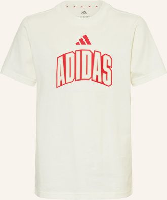 adidas T-Shirt Stadium Lettering weiss