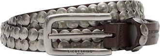 Liebeskind Liebeskind Berlin Belt G 20mm 105 STUDDED BELTS Washed Leather cognac