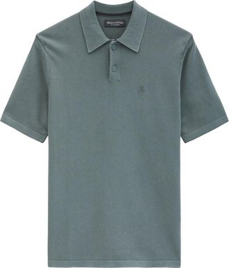 Marc O'Polo Strick-Poloshirt aus Bio-Baumwolle, Regular Fit in