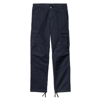 Carhartt Work in Progress Homme, Pantalons, Bleu, Taille: W30 Pantalon Cargo à Poches Latérales