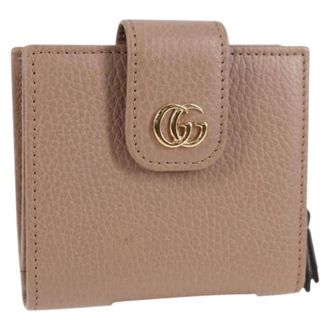 Gucci Portefeuille Vintage en Cuir Pre-owned - Femme - Pre-owned - Beige - Taille: ONE Size