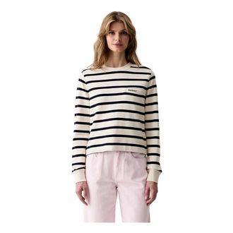 Barbour Femme, Pulls, Multicolore, Taille: 40 FR Aylesby SweaT-shirt &agrave; Rayures