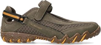 Mephisto Allrounder NIRO Sneaker 94/29, C.Suede/Mesh, Beech/Beech (Schlamm), Klettverschluss Gr?n Gr. 42 1/2