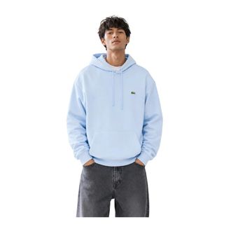Lacoste Fleece Hoodie - - Sweatshirts & Hoodies - Herren - Blau - M