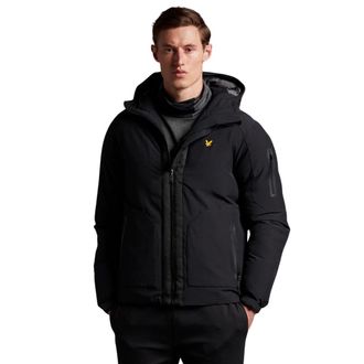 Lyle & Scott Schwarze Steppjacke