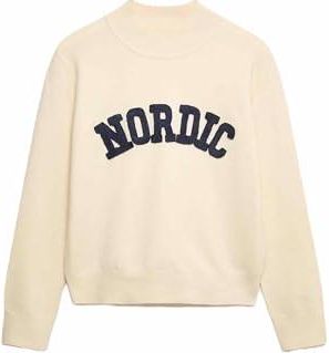 Marks and Spencer Pull Coupe &agrave; col chemin&eacute;e avec Texte Femmes M