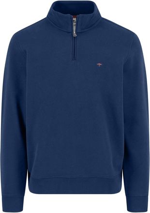 Fynch-Hatton Sweatshirt aus Baumwolle mit Zip-Kragen Midnight/XL