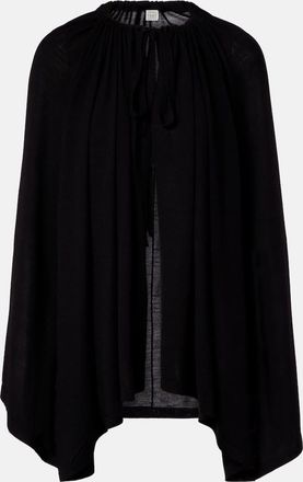 Toteme Cape aus Wolle und Seide