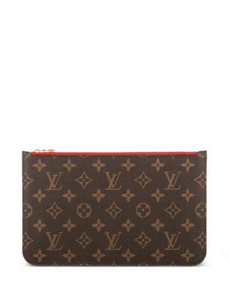 Louis Vuitton Clutch mit Monogramm - Braun