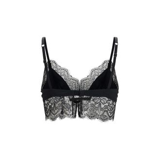 Dolce & Gabbana Womens Black Silk Bra Clothing