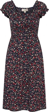Apricot Garden Floral Milkmaid Midi Dress