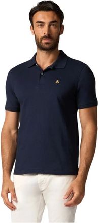 Brooks Brothers Homme, Tops, Bleu, Taille: L Polo en Piqu&eacute; de Coton