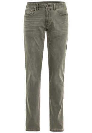 Camel Active Herren Hose Jeans 5-pocket Shorts Slim Fit Madison, Gr&uuml;n, 36W / 32L