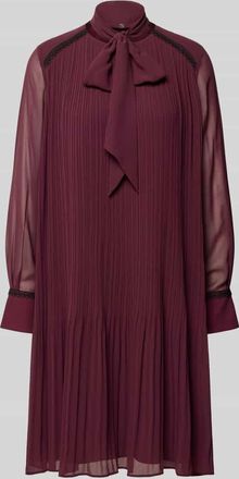 Marc Cain Knielanges Kleid mit Bindeschleife