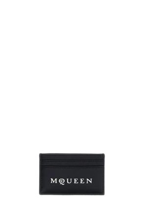 Alexander McQueen Alexander McQueen Portemonnaies - Leather Card Case With Multiple Compartments - Gr. unisize - in Schwarz - f&uuml;r Damen