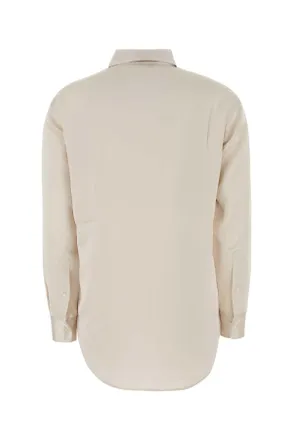 Lauren Ralph Lauren Satin Shirt - Beige