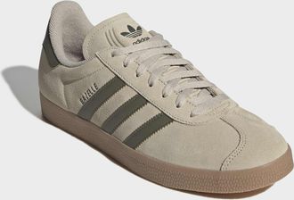 adidas Sneaker ADIDAS ORIGINALS GAZELLE, Herren, Gr. 38,5, khaki three, olive strata, gum4, Leder, Synthetik, Schuhe Sneaker, Topseller