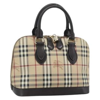 Burberry Sac &agrave; main vintage doccasion - Femme - Pre-owned - Beige - Taille: ONE Size