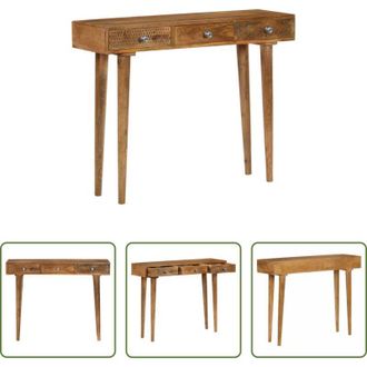 vidaXL vidaXL Massiver Konsolentisch - Konsolentisch Mangoholz Massiv 102 x 30 x 79 cm