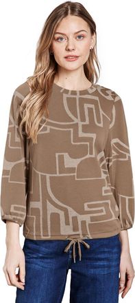 Street One Damen Kuscheliges Shirt mit Print