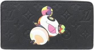 Louis Vuitton Portefeuille Long Monogram Empreinte Pre-owned - Femme - Pre-owned - Noir - Taille: ONE Size