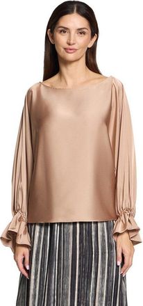 Betty Barclay Satinbluse Damen Satin-Bluse mit U-Boot-Ausschnitt
