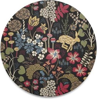 Arvidssons Textil Lyckeflykt Rot-Braun Topfuntersetzer Ø 21 cm