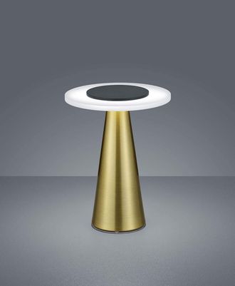 Helestra Bax Tischleuchte LED, messing/schwarz