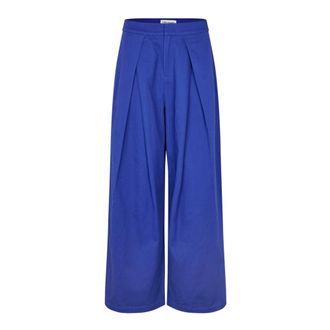 Lollys Laundry Neonblaue Baumwollhose Modell 25459-2020 - - Trousers - Damen - Blau - M