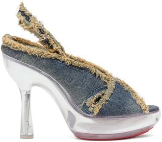 Diesel Hohe Schuhe - With Heel Denim - Gr. 36 (EU) - in Blau - f&uuml;r Damen