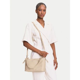 Tommy Hilfiger Handtasche Tommy Hilfiger Th Soft Summer Mini Bucket AW0AW17541 Beige