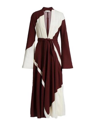Alberta Ferretti Maxi Robe - Marron
