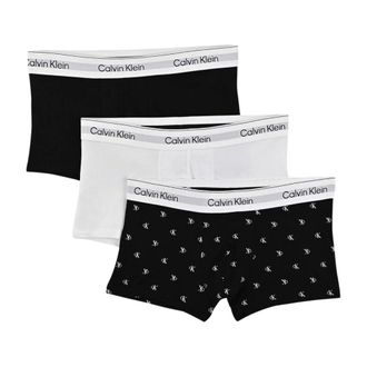Calvin Klein Homme, Sous-v&ecirc;tements, Multicolore, Taille: XL Icon Cotton Stretch 3-Pack Low Rise Trunk