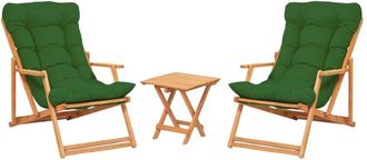 Dmora Gartensitzgruppe Lyncis, 2-Sitzer Outdoor-Sofa, Gr&uuml;n